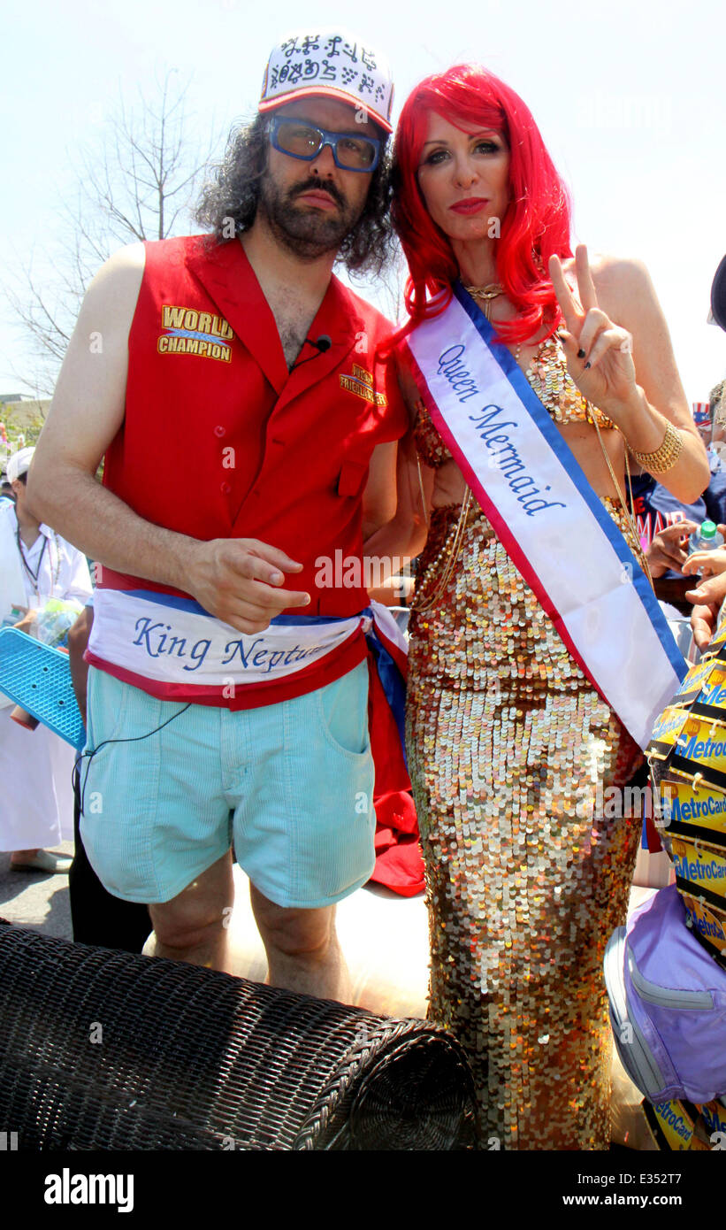 2013 Coney Island Mermaid Parade Featuring: King Neptune Judah ...