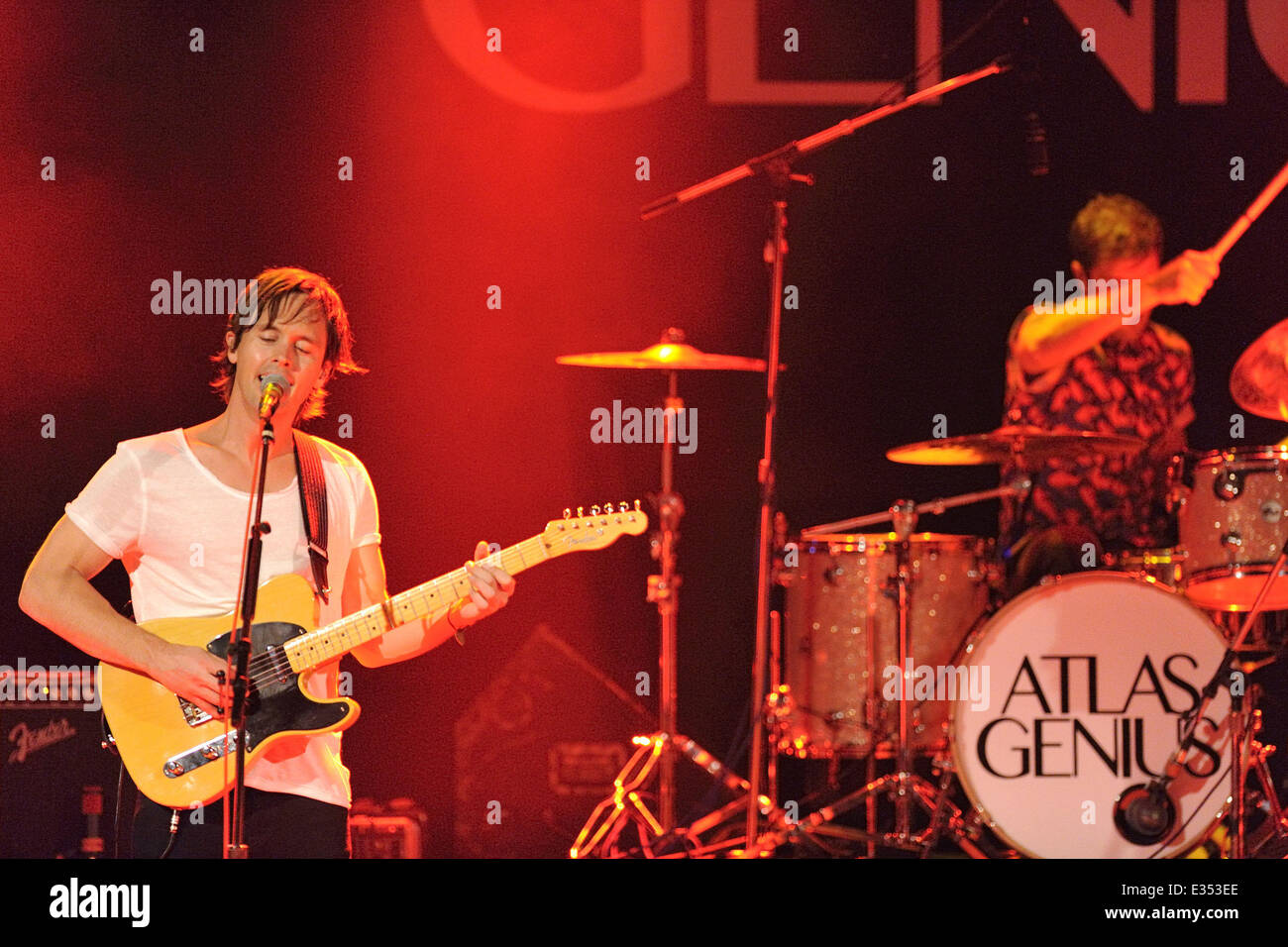 Atlas Genius performing at The Opera House in Toronto Featuring: Keith ...