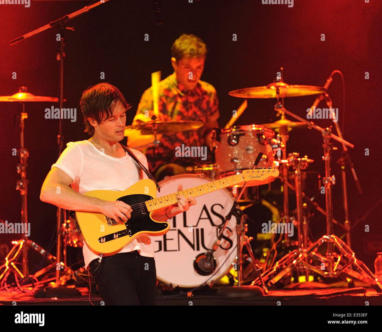 Atlas Genius performing at The Opera House in Toronto Featuring: Keith ...