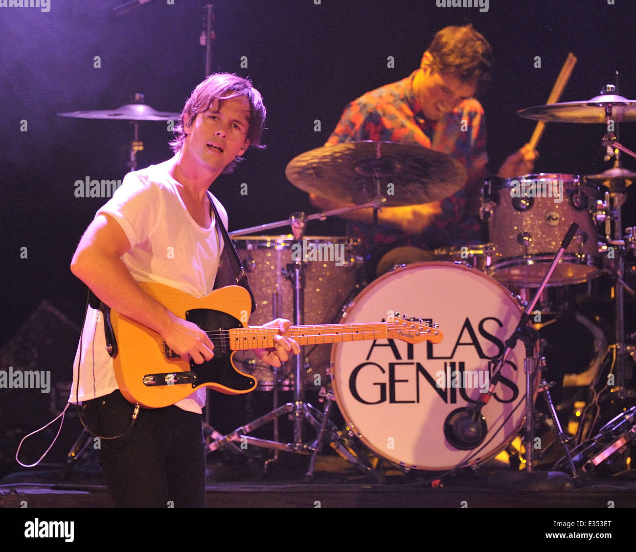 Atlas Genius performing at The Opera House in Toronto Featuring: Keith ...
