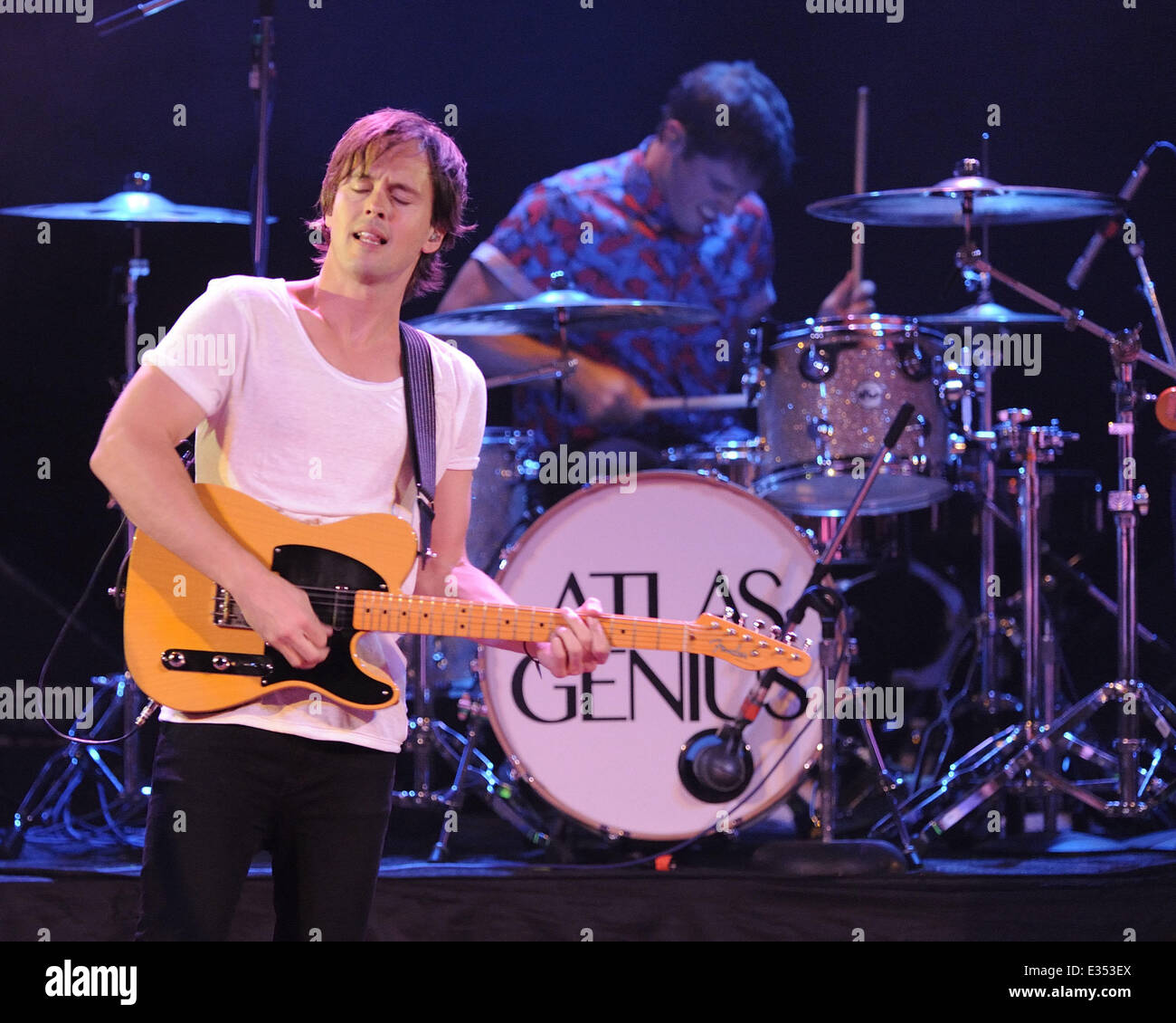 Atlas Genius performing at The Opera House in Toronto Featuring: Keith ...