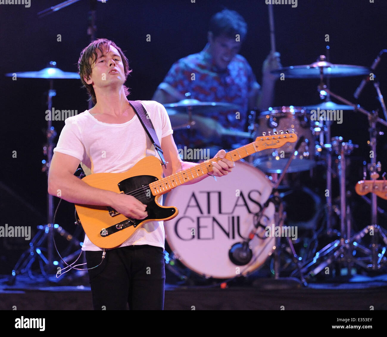 Atlas Genius performing at The Opera House in Toronto Featuring: Keith ...