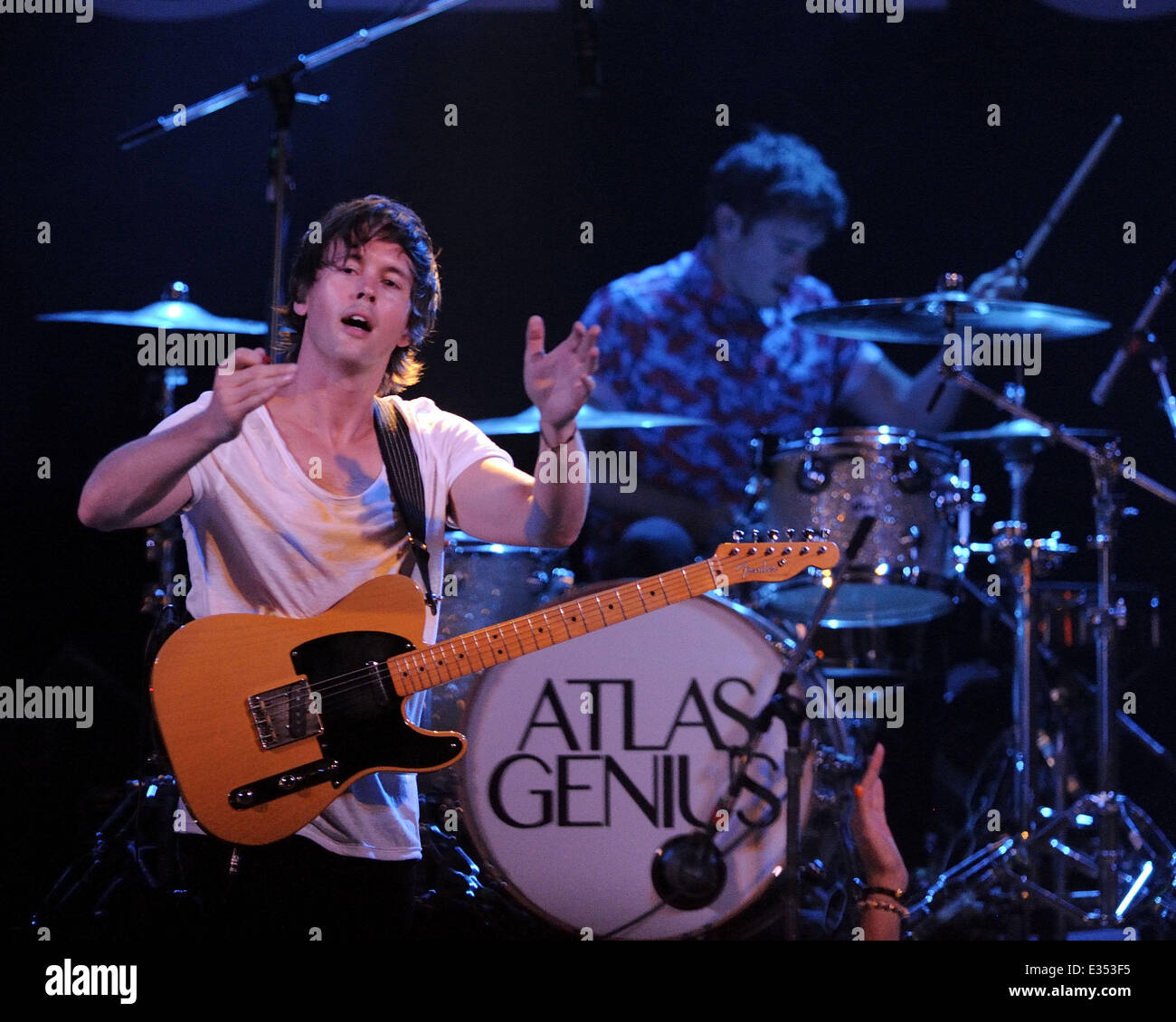 Atlas Genius performing at The Opera House in Toronto Featuring: Keith ...