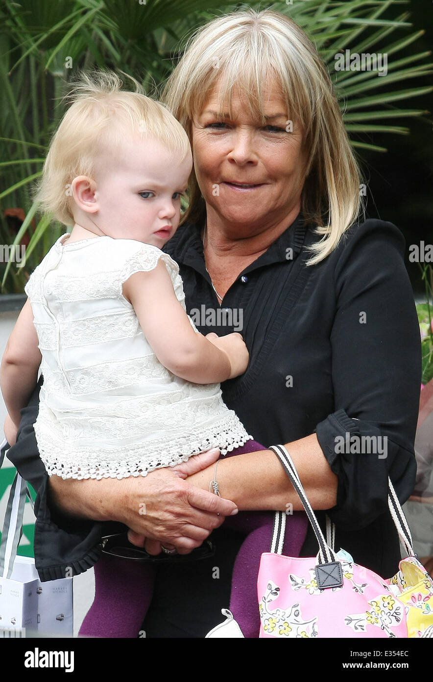 Celebrities outside the ITV studios Featuring: Linda Robson,Lila Ivy ...