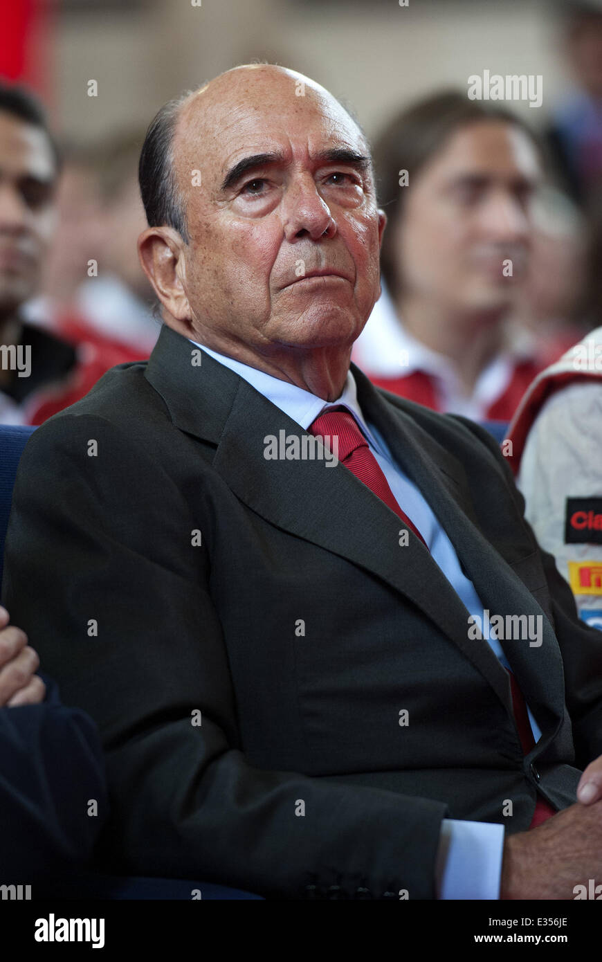 Group Chairman of Santander, Emilio Botin attends the Santander ...