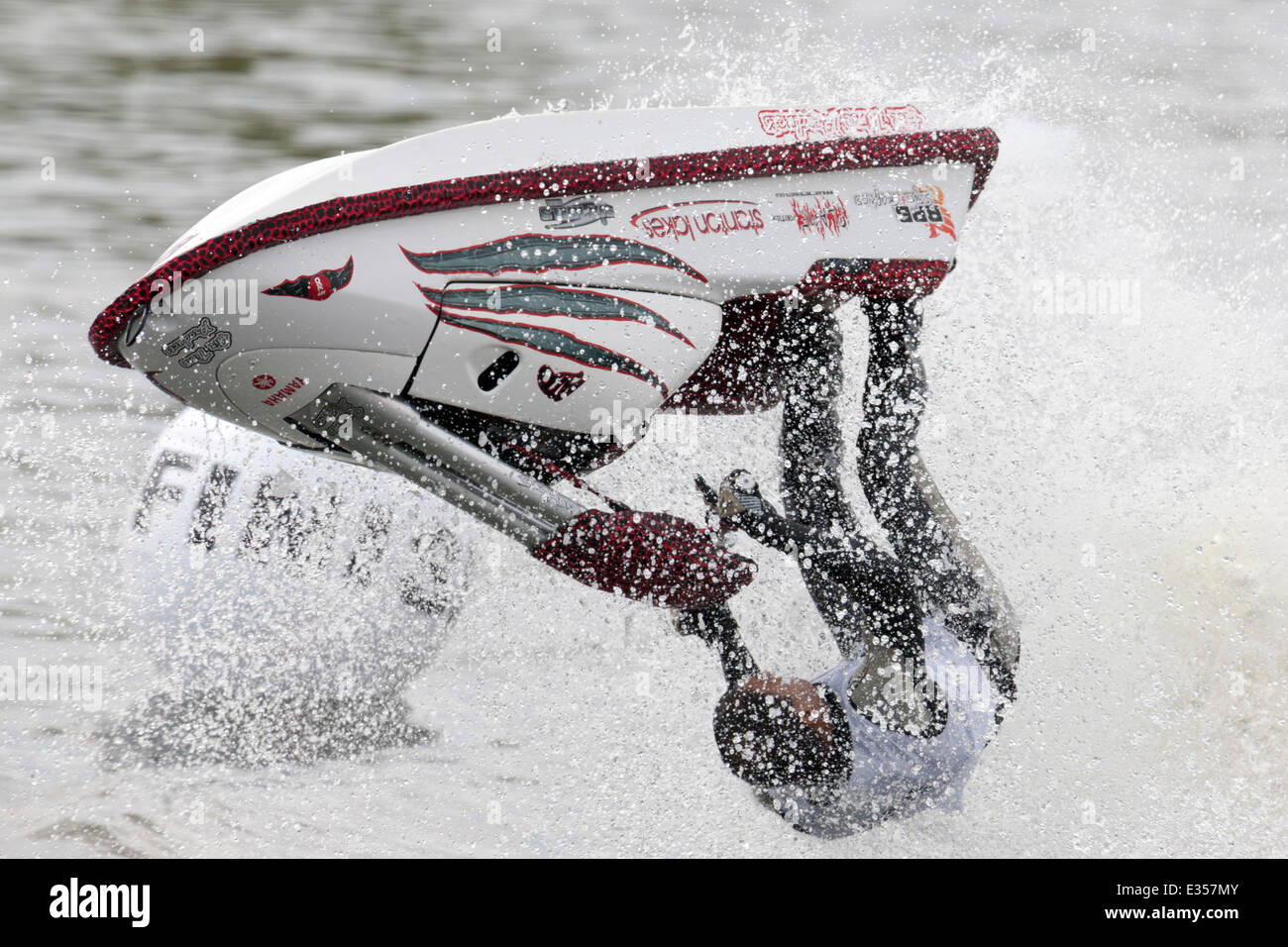 Water acrobatics hi-res stock photography and images - Alamy