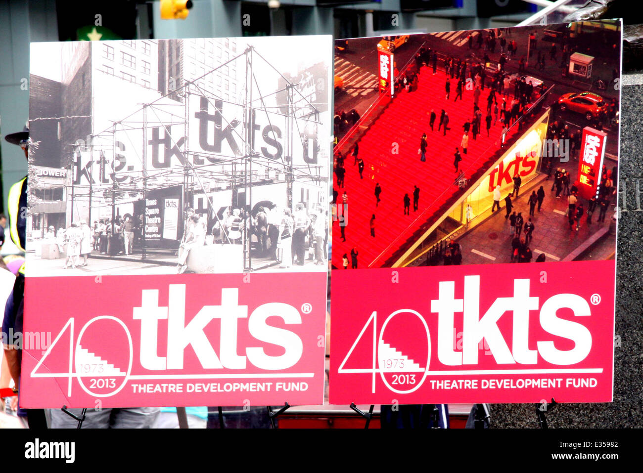 The 40th Anniversary of the TKTS Booth held at the TKTS Booth in Times ...