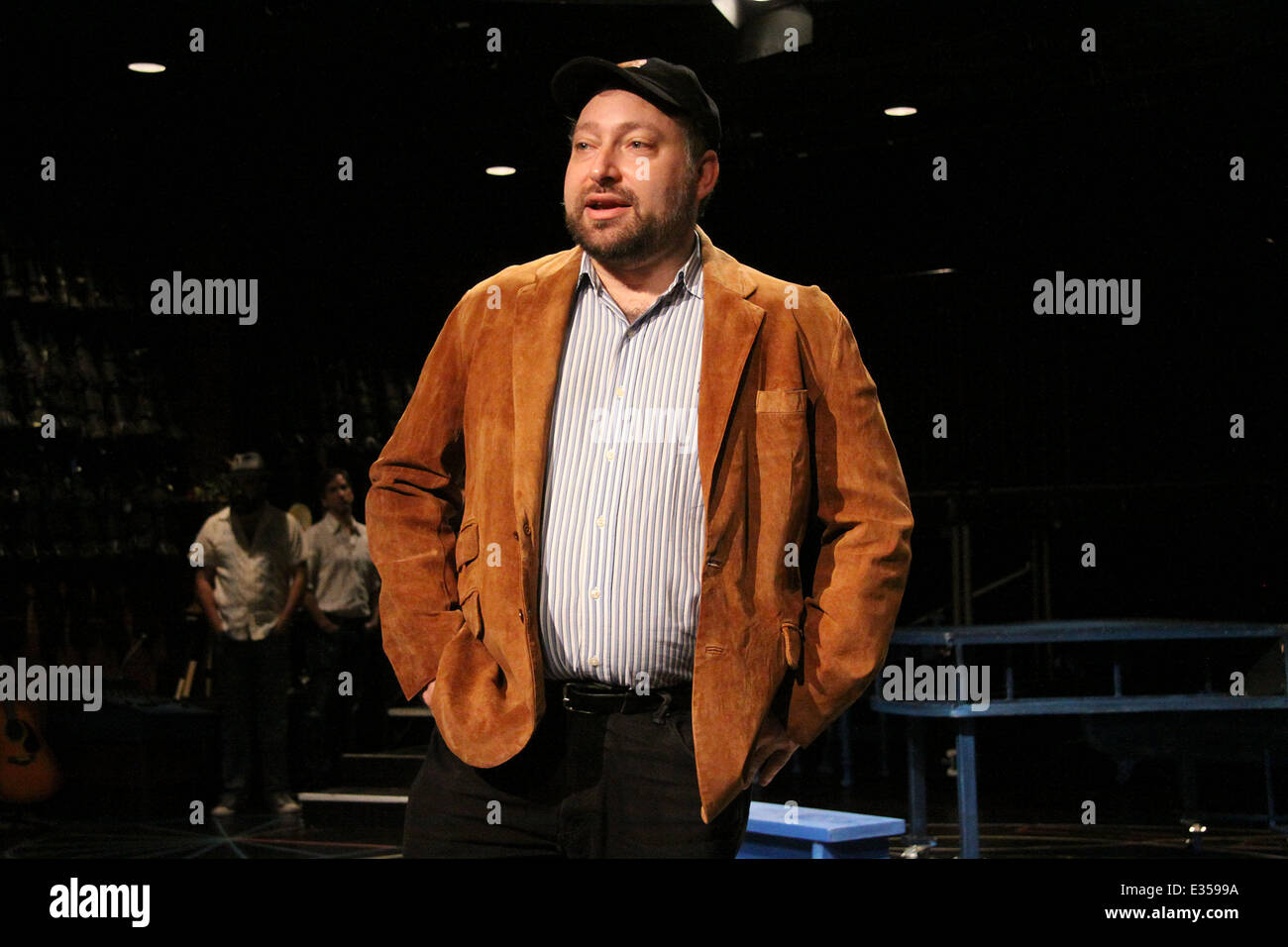 Actors rehearsing the Broadway musical 'Soul Doctor' held at ...