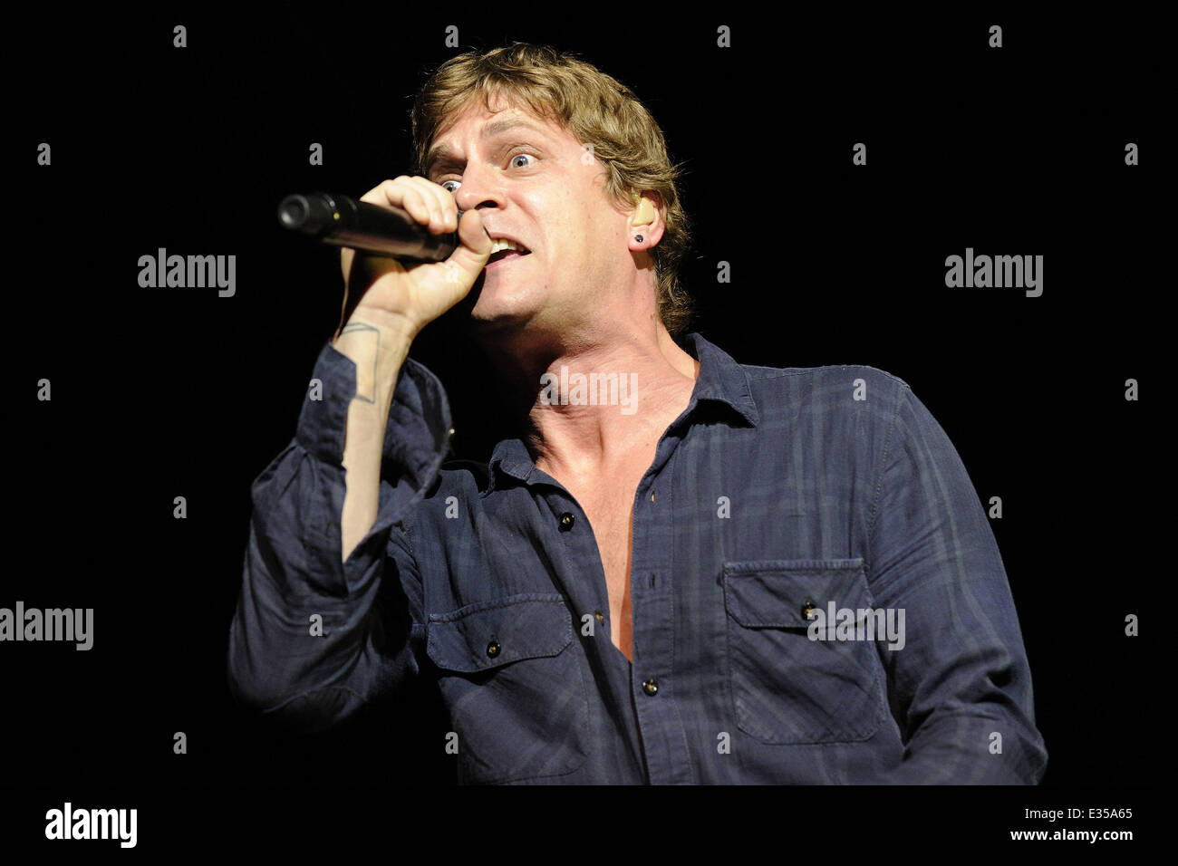 Matchbox Twenty performs on stage at the Molson Canadian Amphitheatre ...