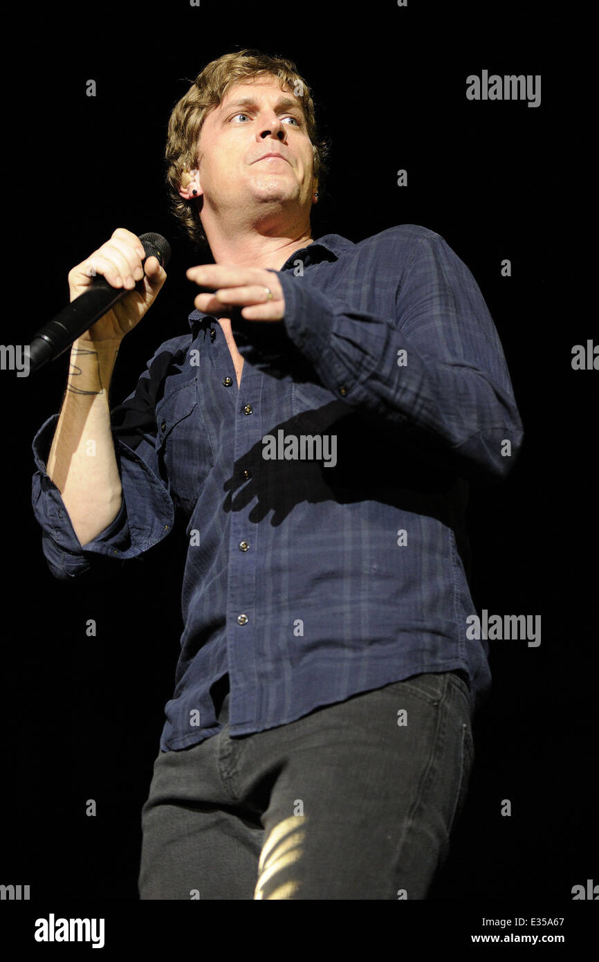 Matchbox Twenty performs on stage at the Molson Canadian Amphitheatre ...