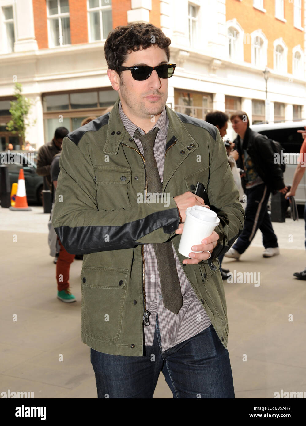 Celebrities at the BBC Radio 1 studios Featuring: Jason Biggs Where ...