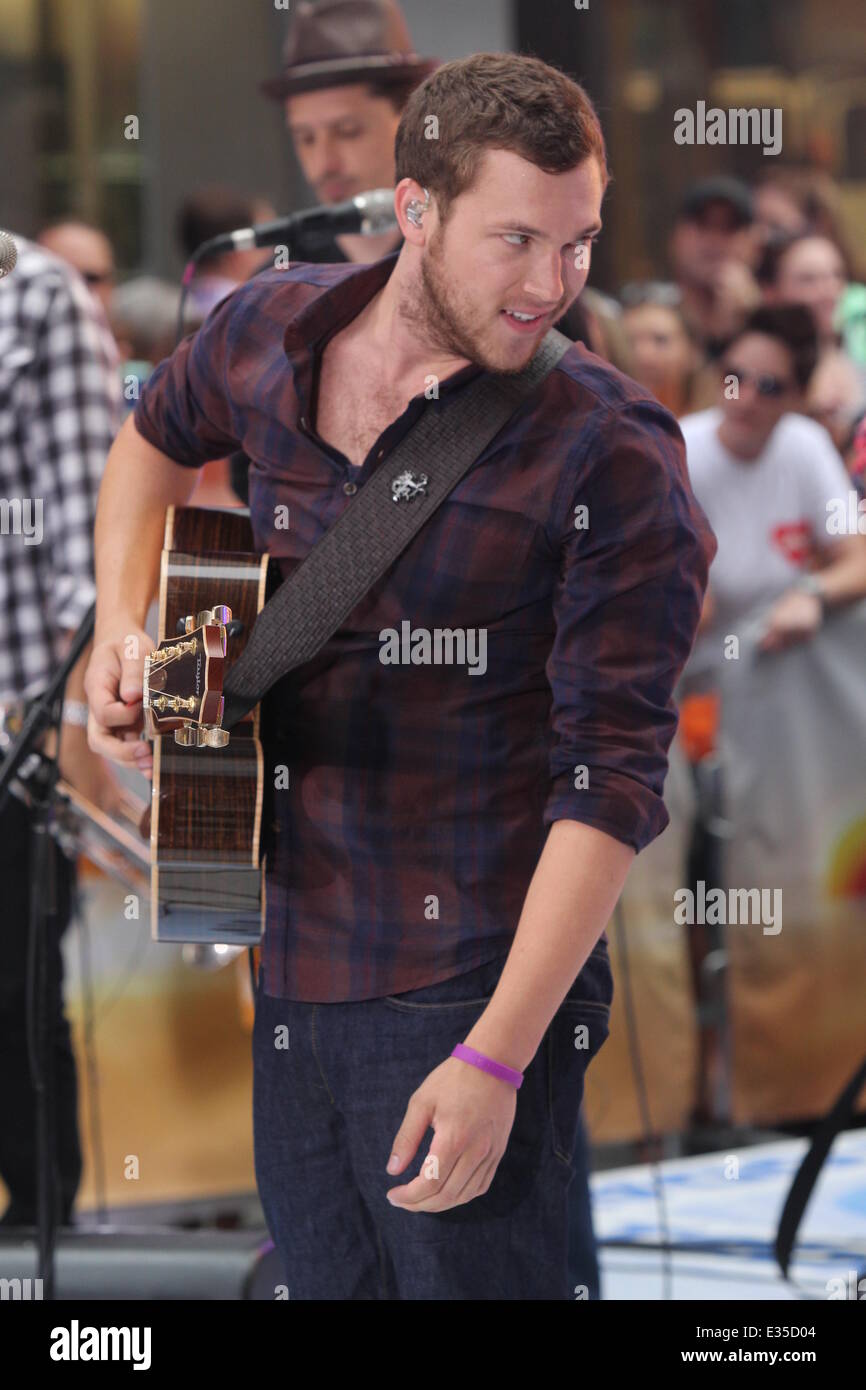 Phillip Phillips performs as part of the Toyota Concert Series on NBC's ...