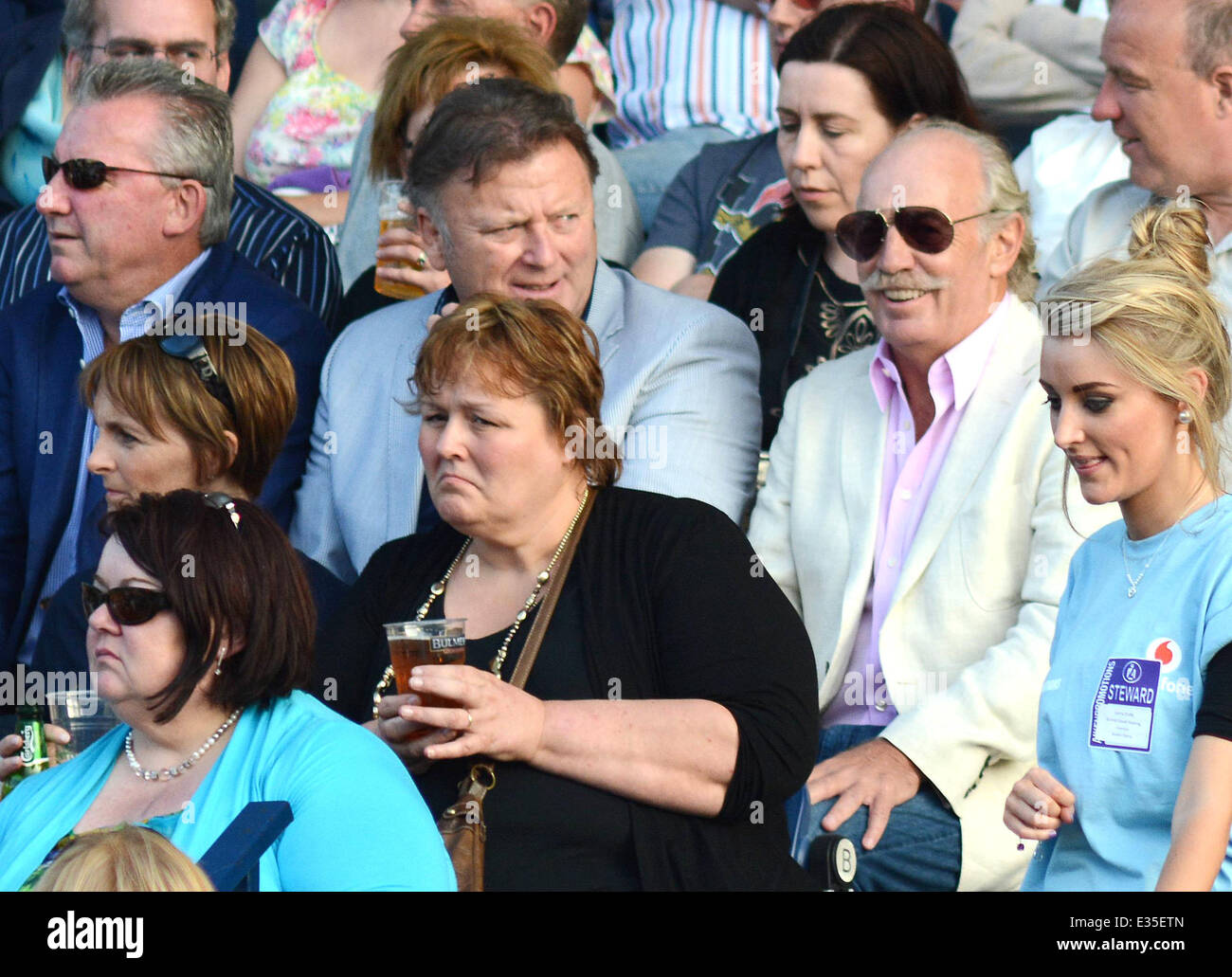 Rod Stewart performs live at The RDS Featuring: JP McManus,Dermot ...