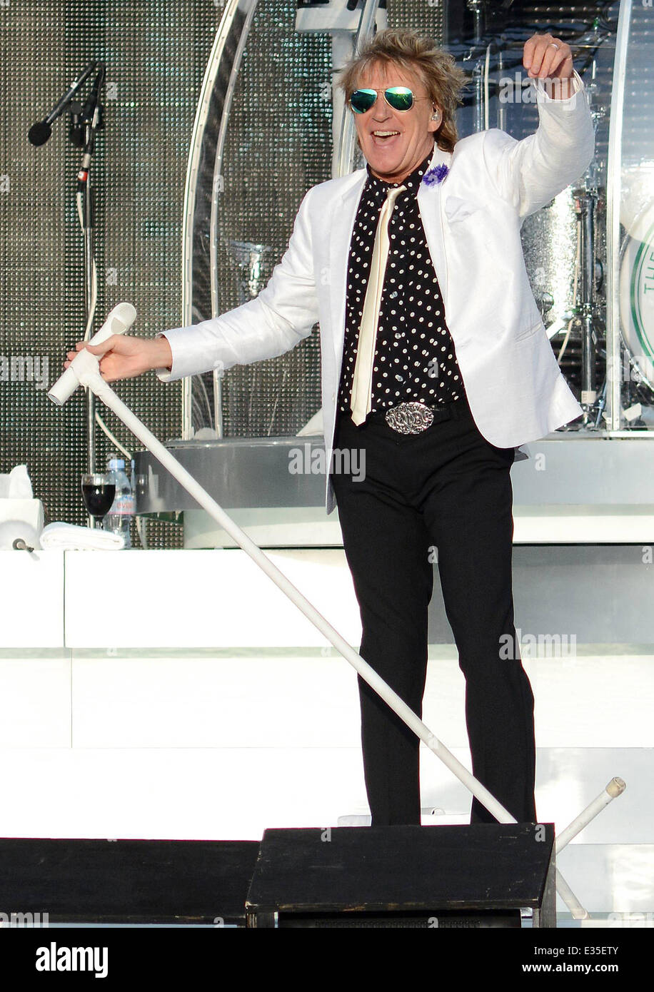 Rod Stewart performs live at The RDS Featuring: Rod Stewart Where ...