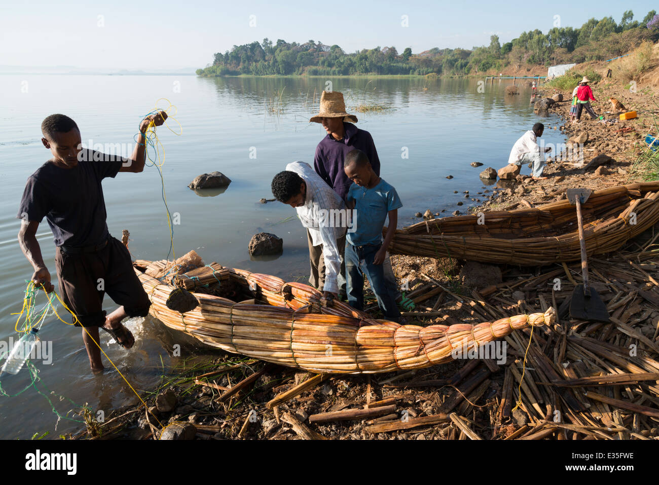 Lake Tana. Afaf. Zege peninsula. Northern Ethiopia Stock Photo - Alamy