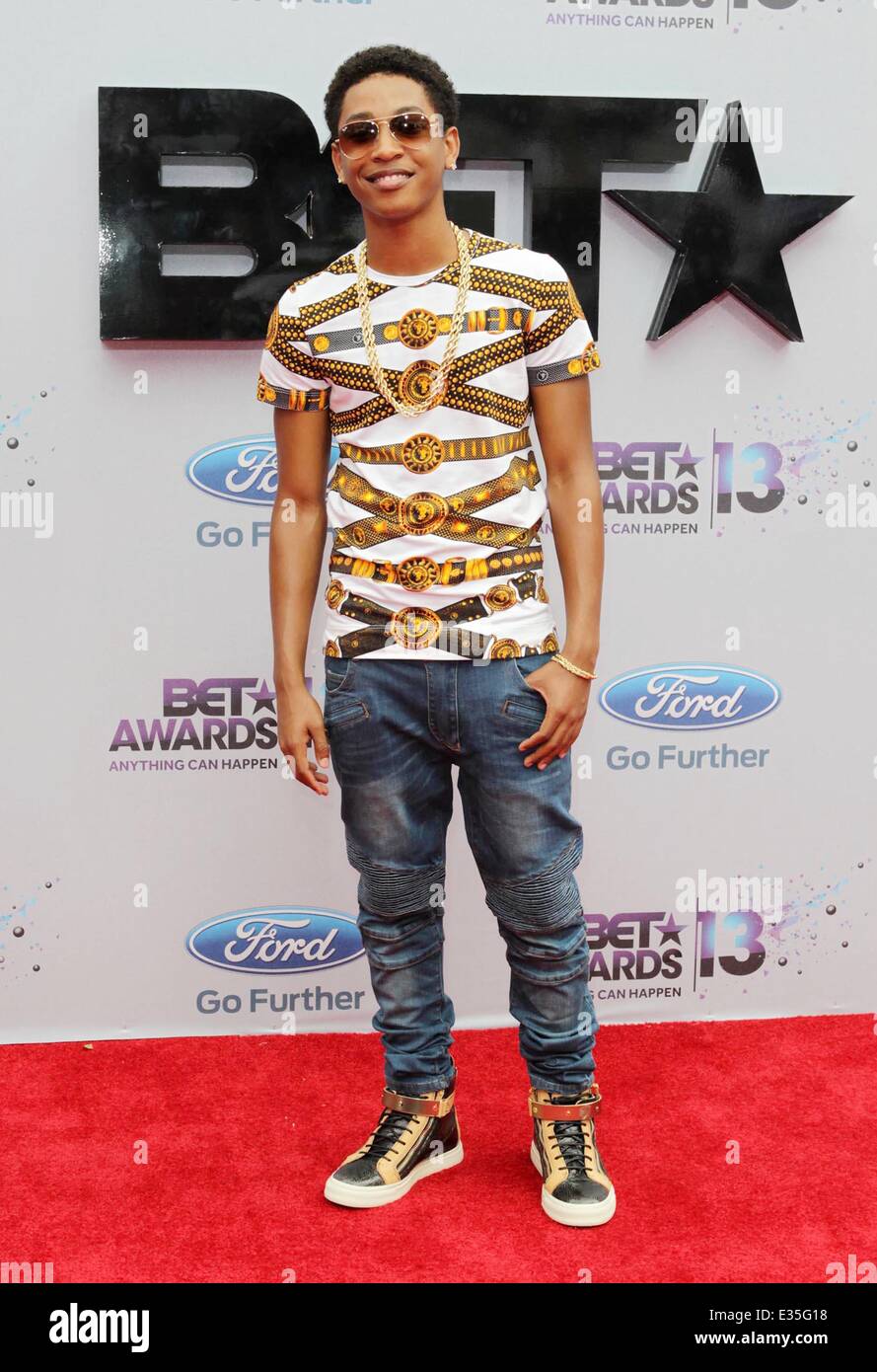 The 2013 BET Awards held at Nokia Theatre - Arrivals Featuring: Jacob ...
