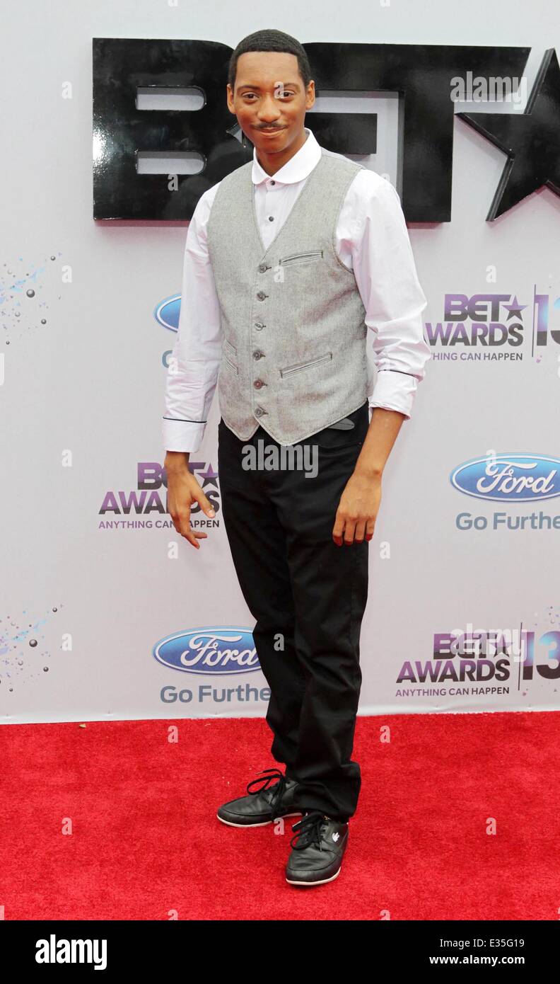 The 2013 BET Awards held at Nokia Theatre - Arrivals Featuring: Barry ...