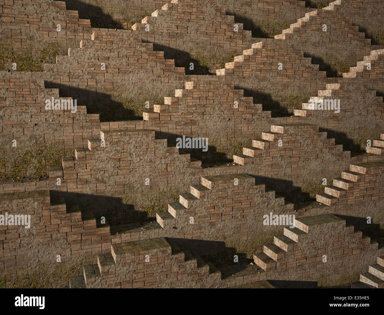 Infinite staircase hi-res stock photography and images - Alamy