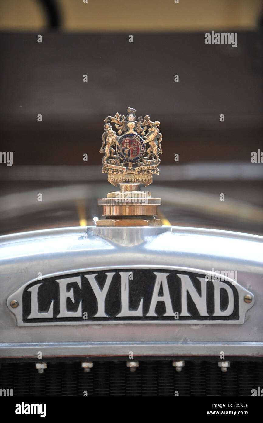 Regent Street, London, UK. 22nd June 2014. A detail of a Leyland sign ...