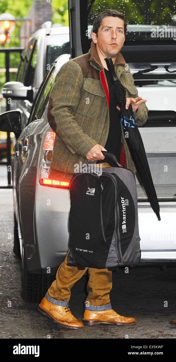 Celebrities at the ITV studios Featuring: Matthew Reeve Where: London ...