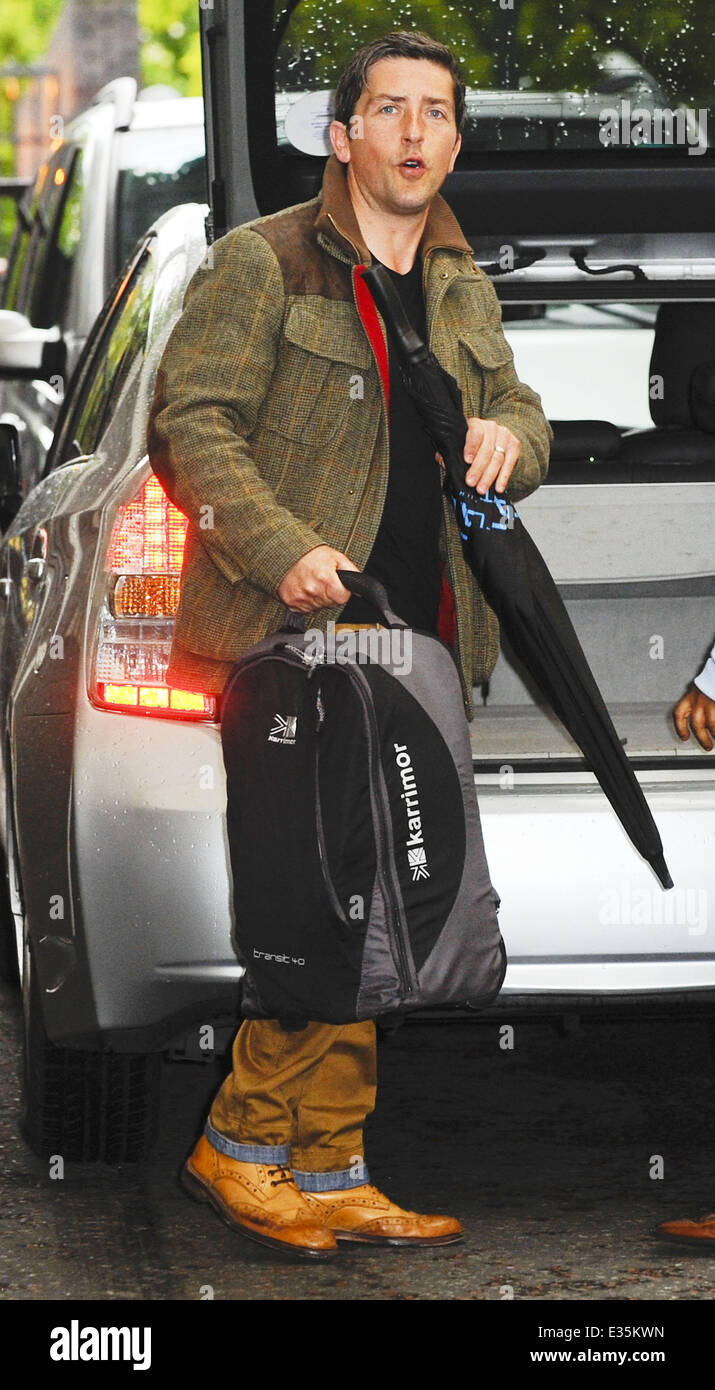 Celebrities at the ITV studios Featuring: Matthew Reeve Where: London ...