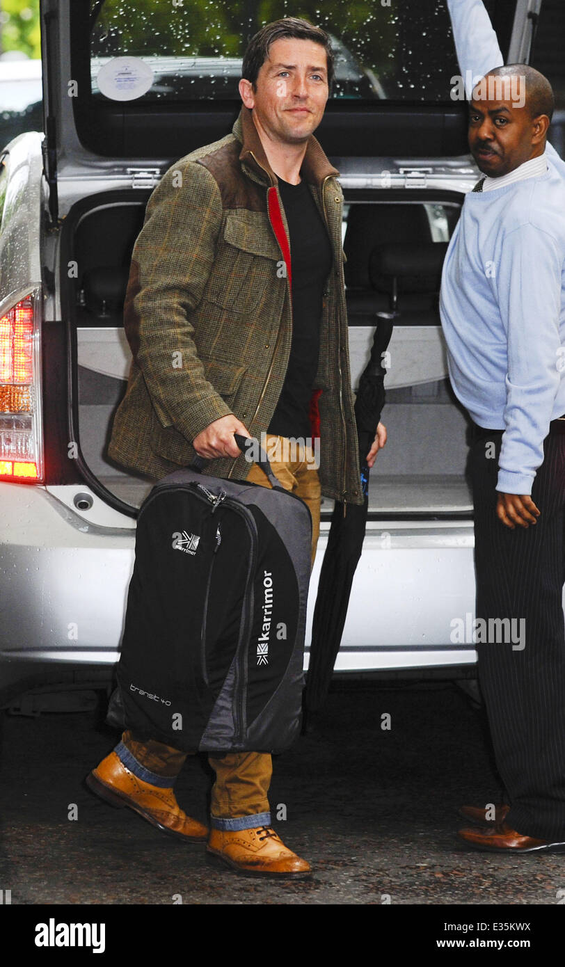 Celebrities at the ITV studios Featuring: Matthew Reeve Where: London ...