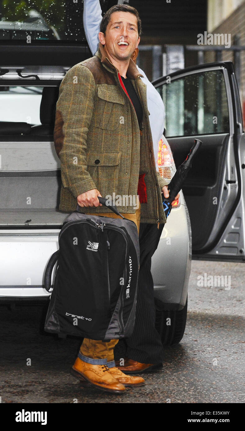 Celebrities at the ITV studios Featuring: Matthew Reeve Where: London ...