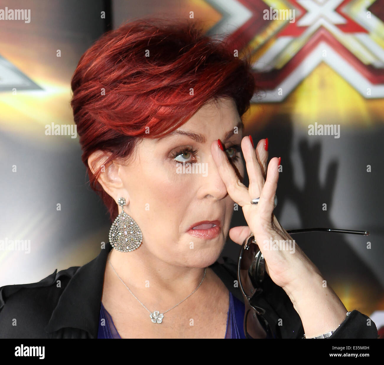 X Factor judges arrive for auditions at the Mercure Holland House Hotel ...
