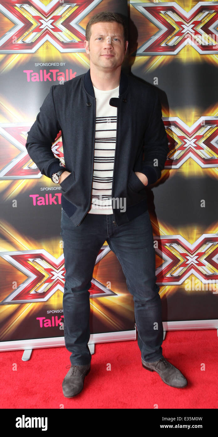 X Factor presenters arrive for auditions at the Mercure Holland House ...