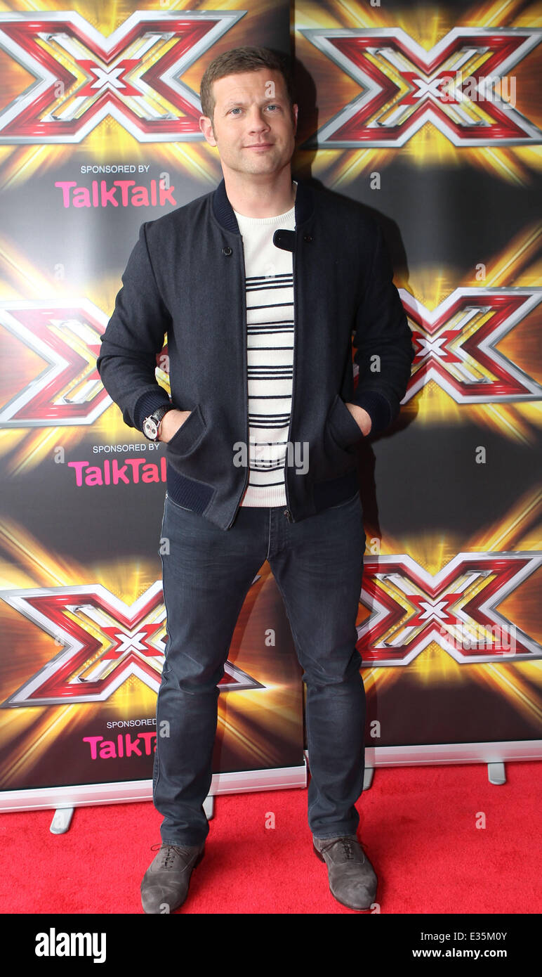 X Factor presenters arrive for auditions at the Mercure Holland House ...