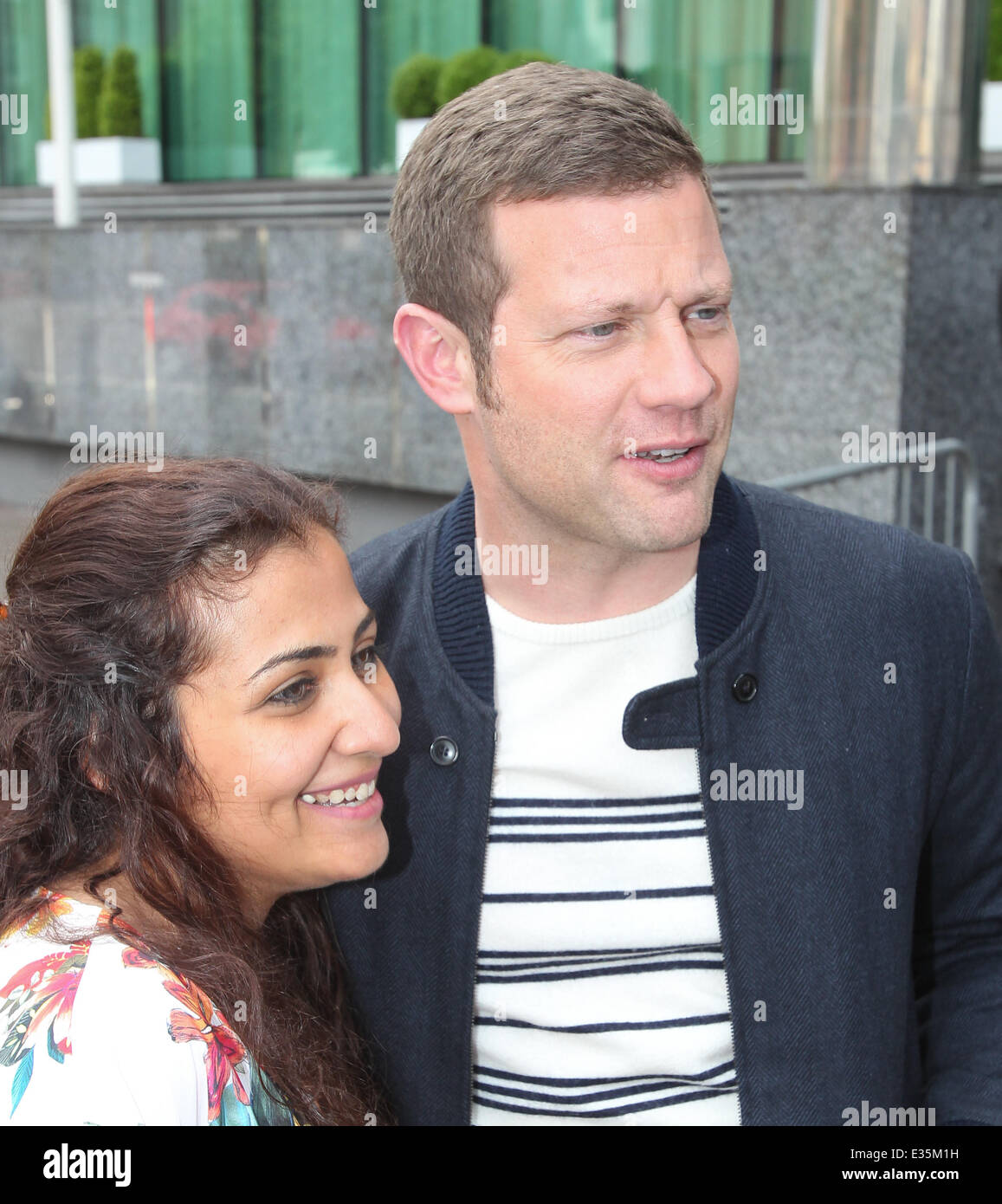 X Factor presenters arrive for auditions at the Mercure Holland House ...