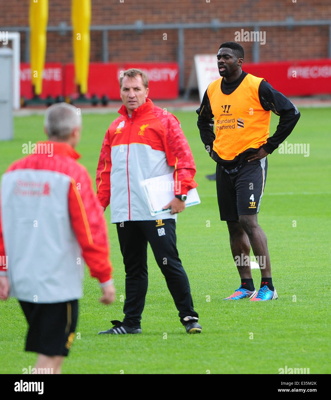 Liverpool FC football squad returned for the first day of training at ...