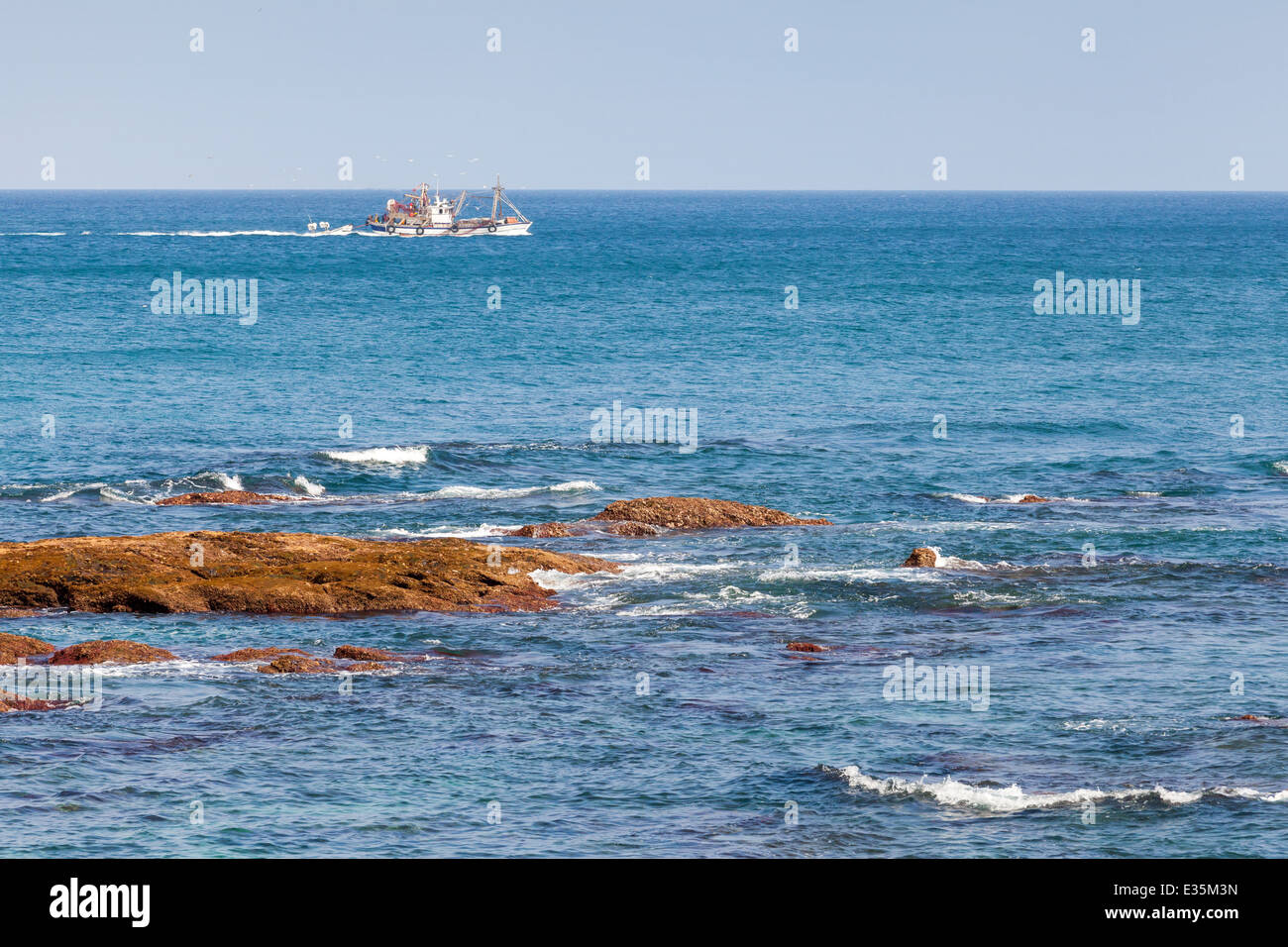Fishing boat atlantic ocean tangier hi-res stock photography and images ...