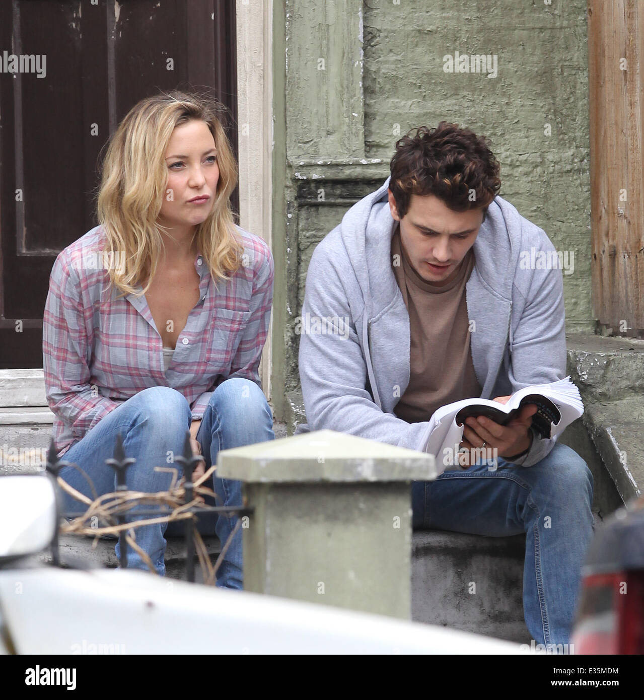 Kate Hudson, James Franco and Tom Wilkinson film scenes for the movie ...