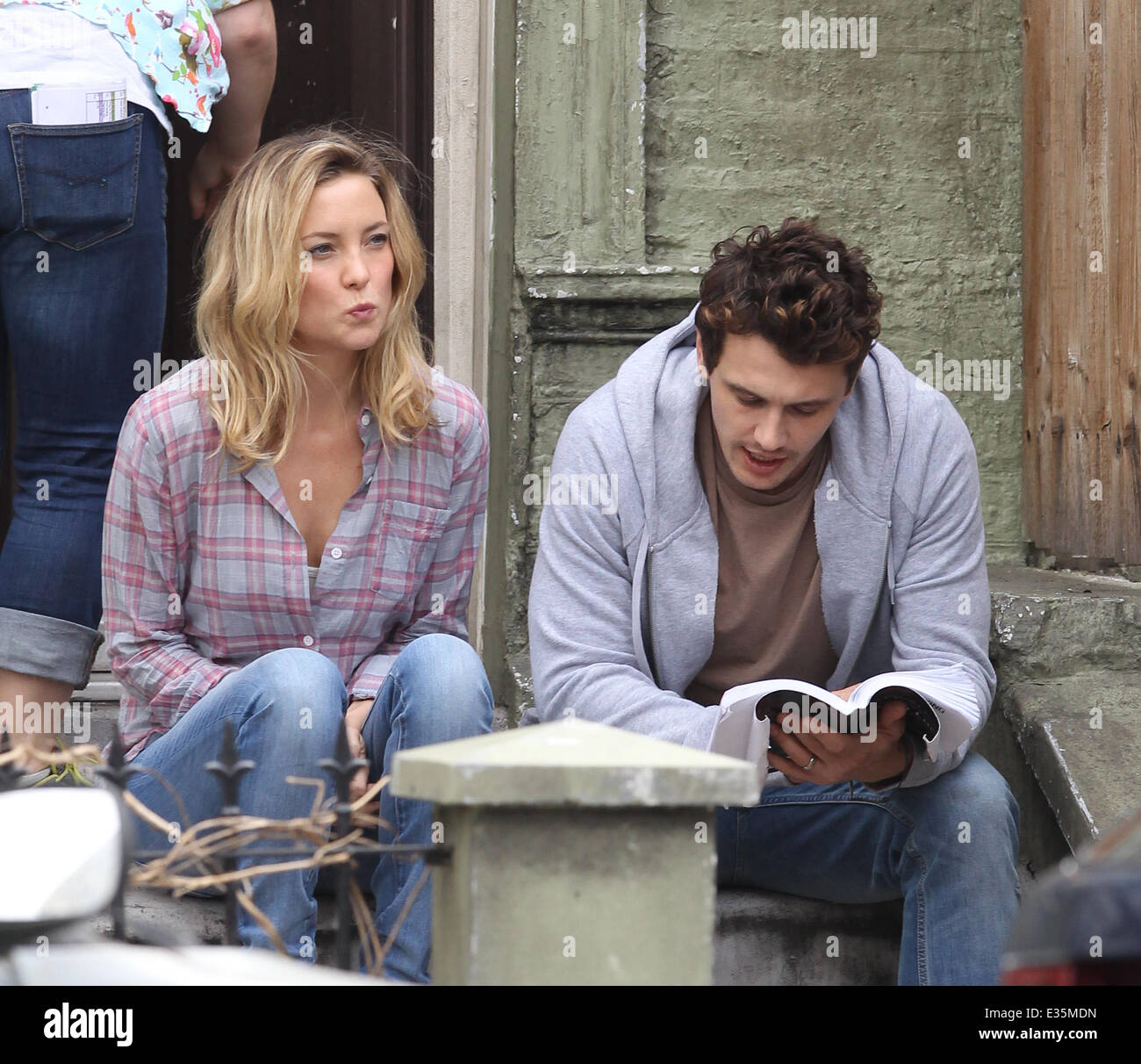 Kate Hudson, James Franco and Tom Wilkinson film scenes for the movie ...