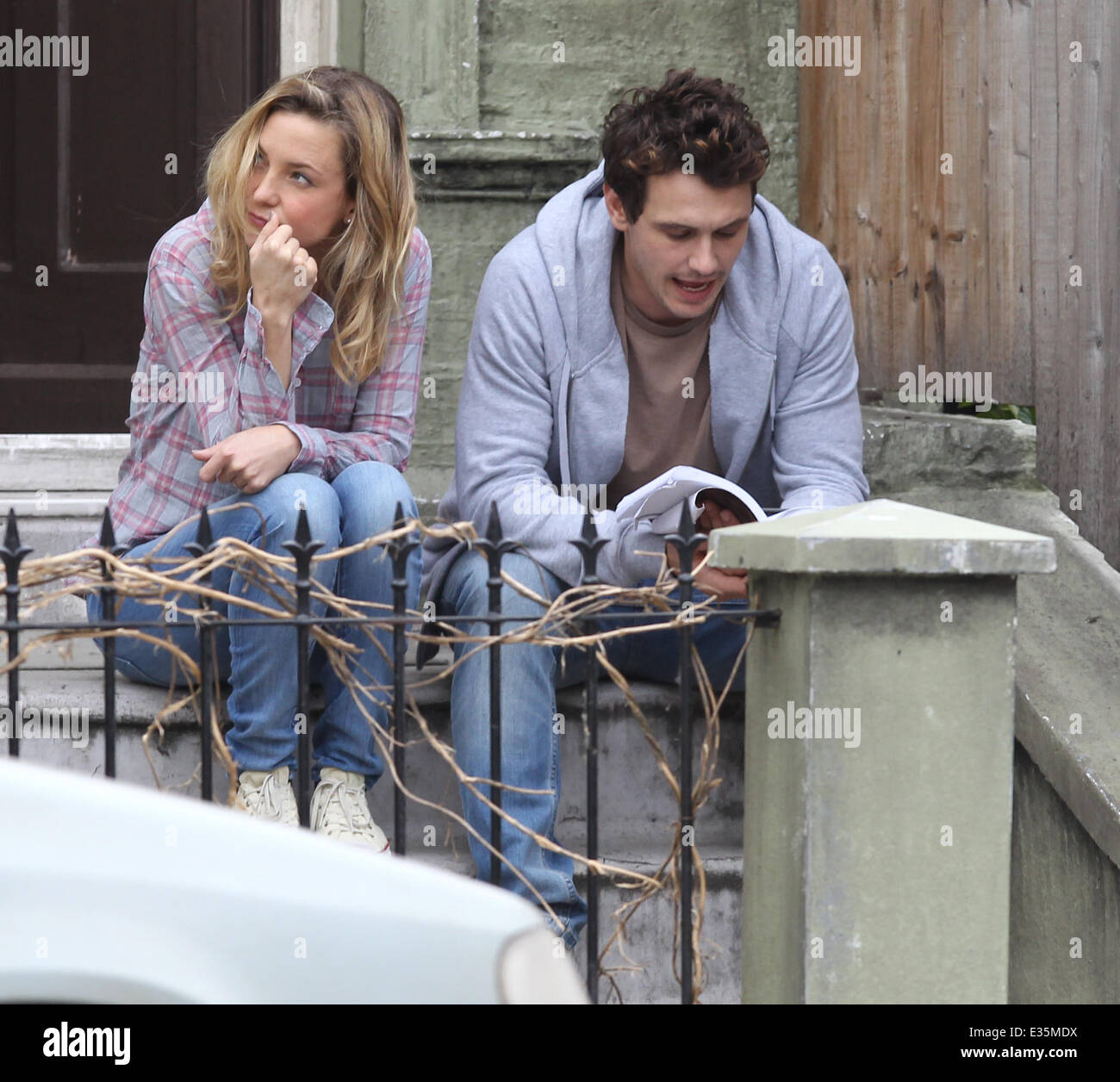 Kate Hudson, James Franco and Tom Wilkinson film scenes for the movie ...