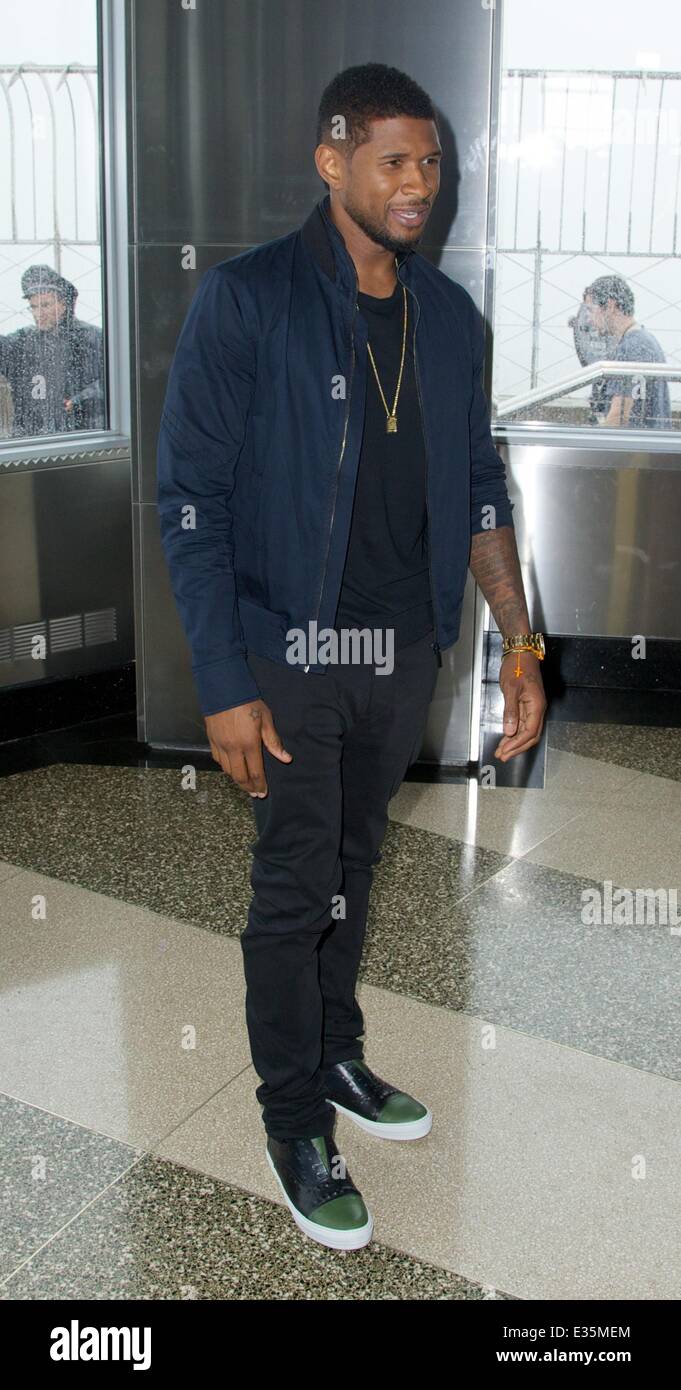 Usher lights the Empire State Building ahead of Independence Day ...