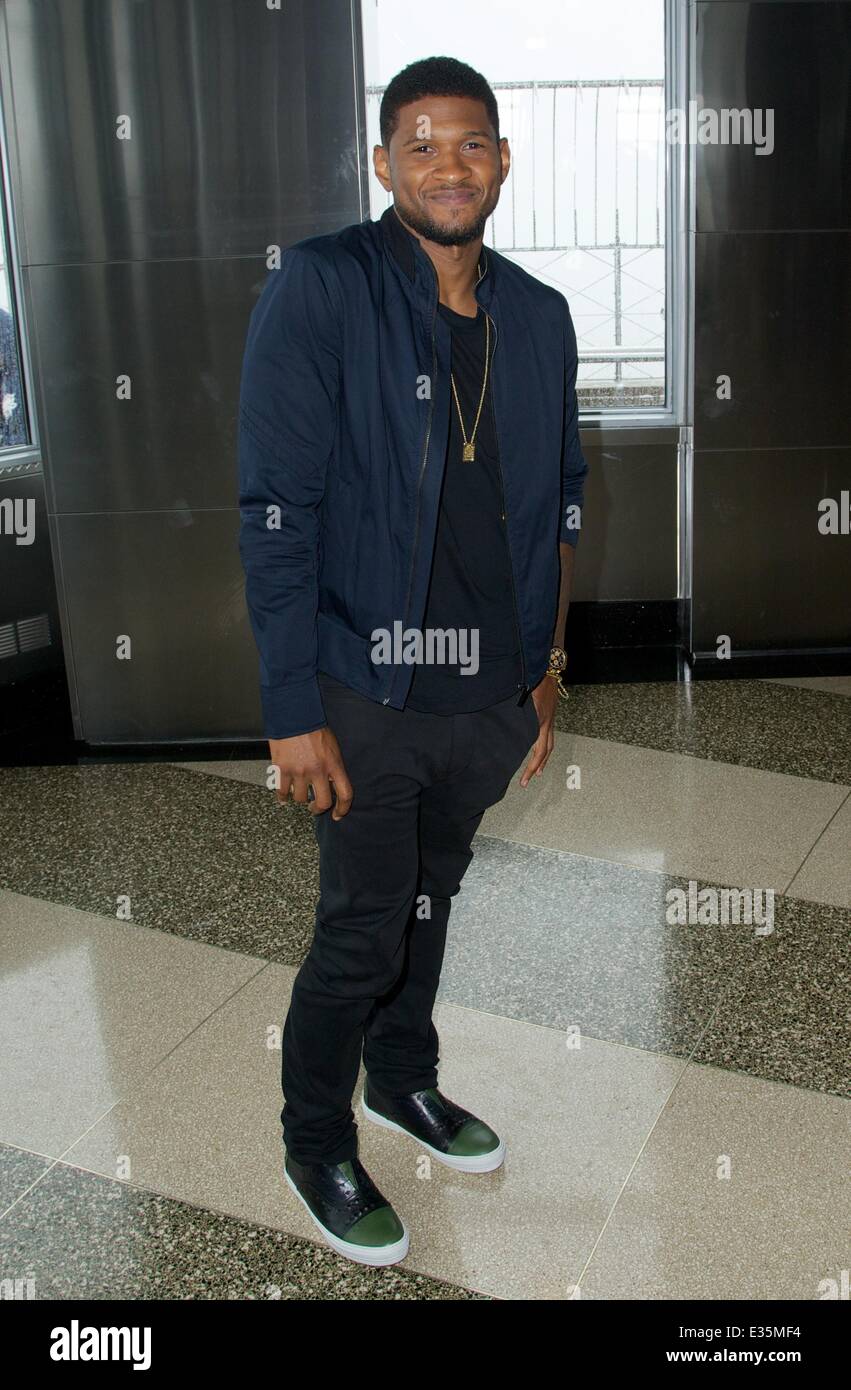 Usher lights the Empire State Building ahead of Independence Day ...
