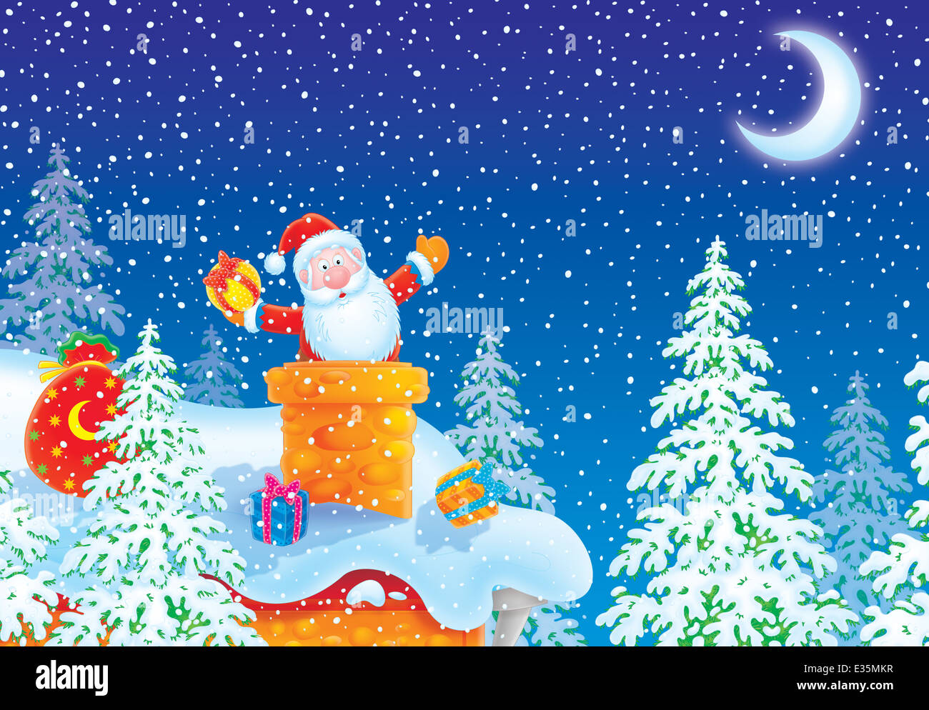 Stuck in the chimney hi-res stock photography and images - Alamy