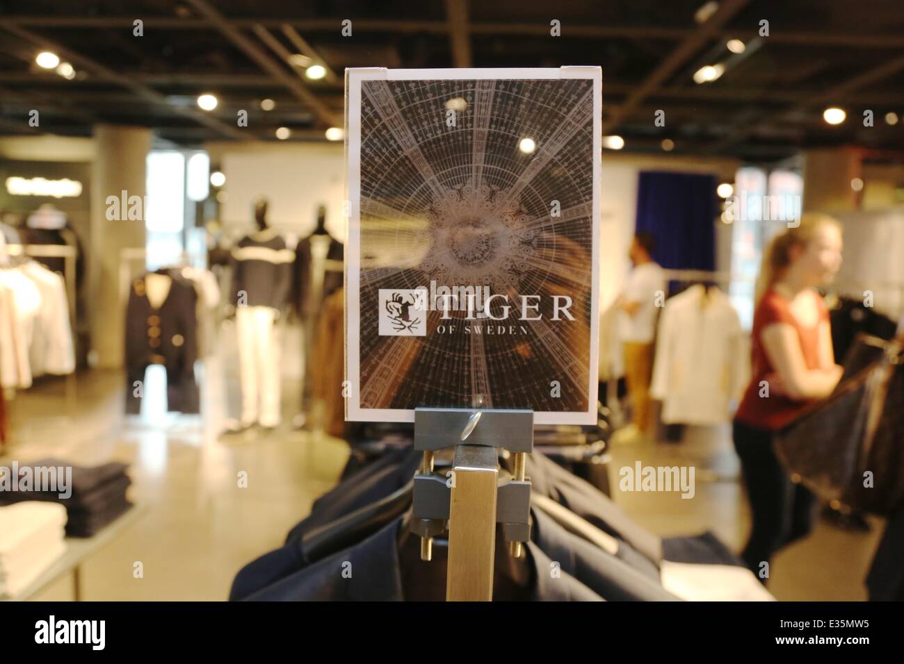 Tiger of Sweden store opening in the Galeries Lafayette Featuring ...
