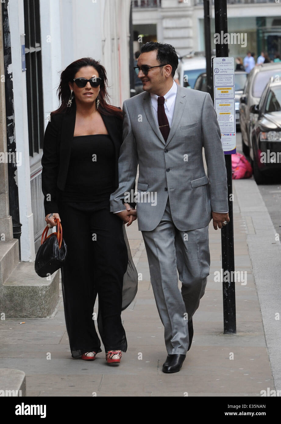 Jessie Wallace and boyfriend Tim Arnold arrive together for Tim Arnold ...
