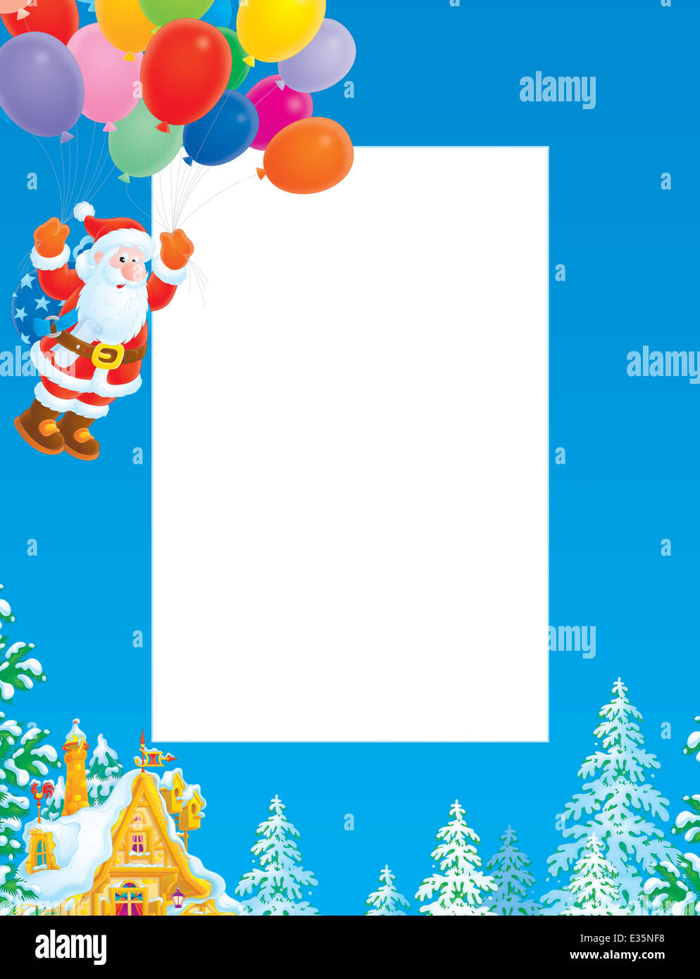 Santa Claus Page Border