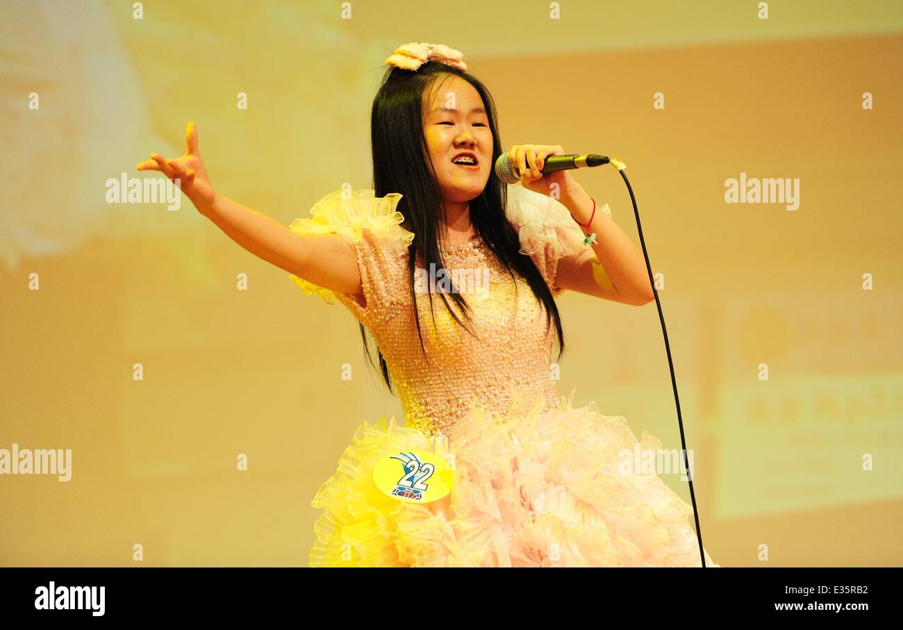 Jakarta, Indonesia. 22nd June, 2014. Second prize winner Wu Yueting ...
