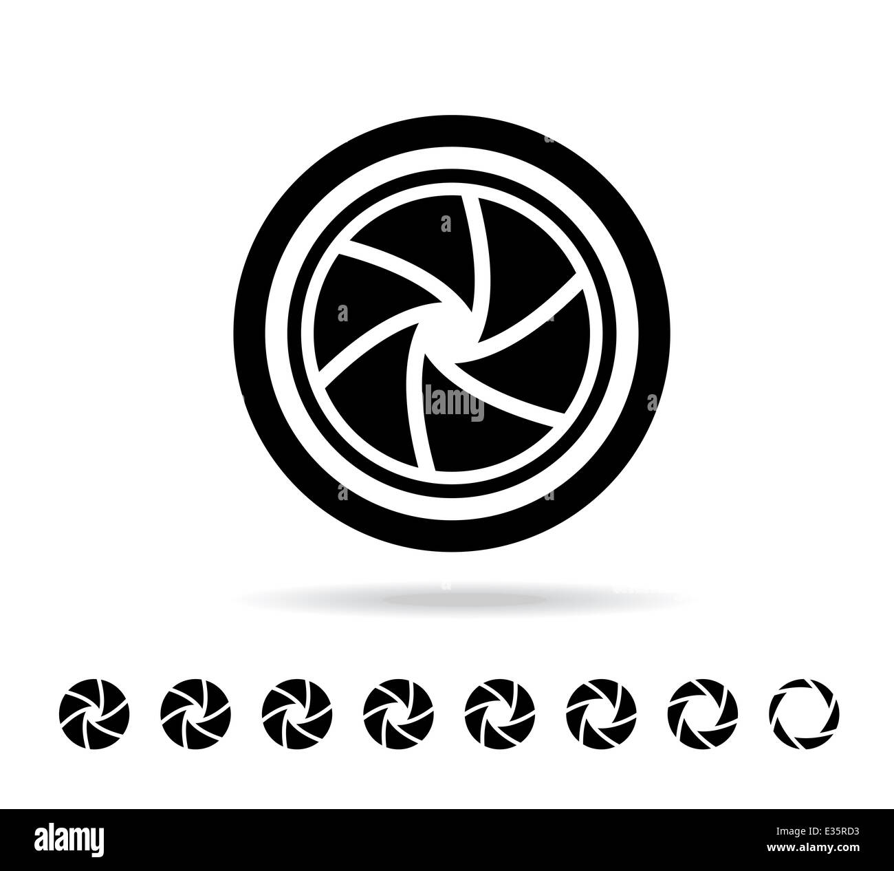 camera shutter illustration Stock Photo - Alamy