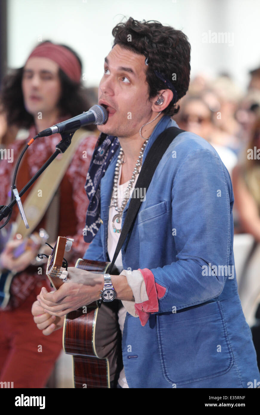 John Mayer performs live on the 'Today Show' Featuring: John Mayer ...