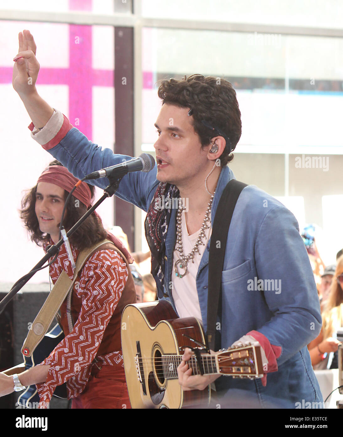 John Mayer performs live on the 'Today Show' Featuring: John Mayer ...
