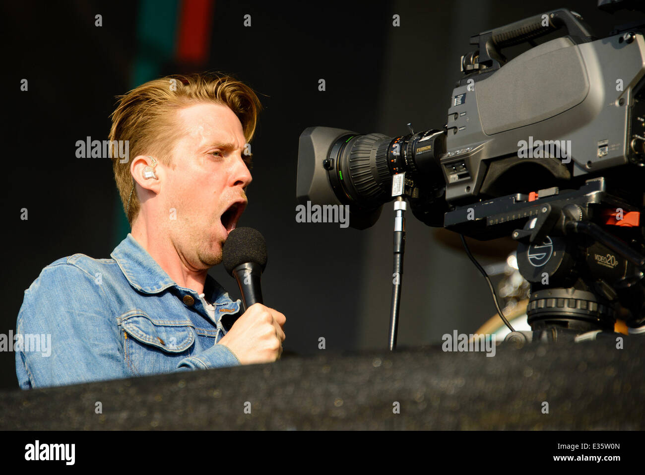 British Summer Time Hyde Park - Performances Featuring: Ricky Wilson,Kaiser Chiefs Where: London ...