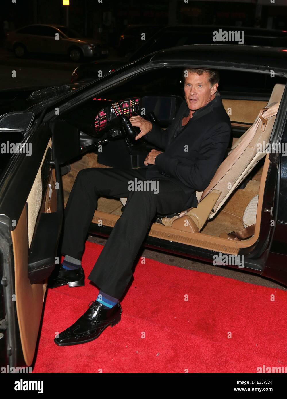 David Hasselhoff makes a personal appearance at Visage Bar, an 80's ...