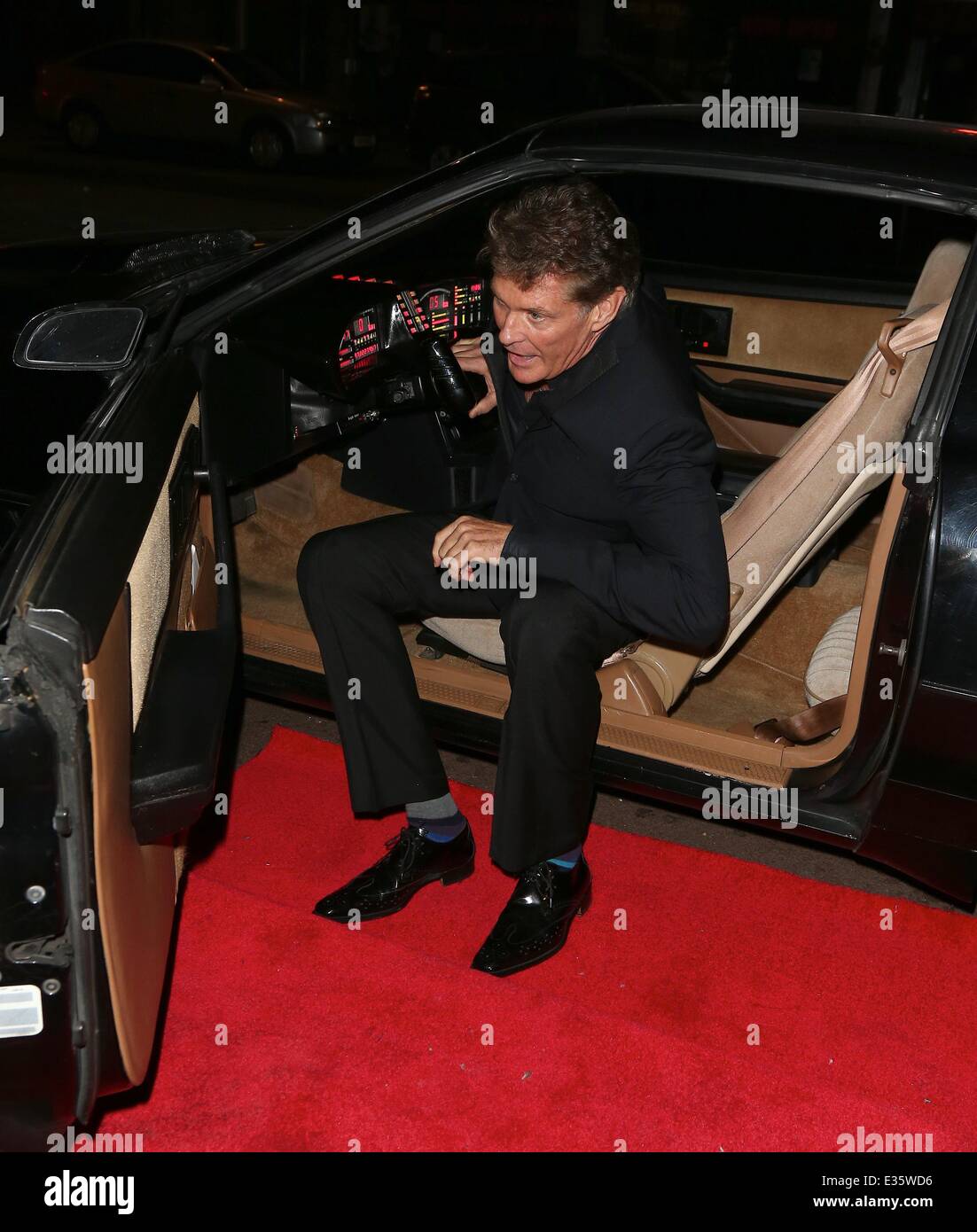 David Hasselhoff makes a personal appearance at Visage Bar, an 80's ...