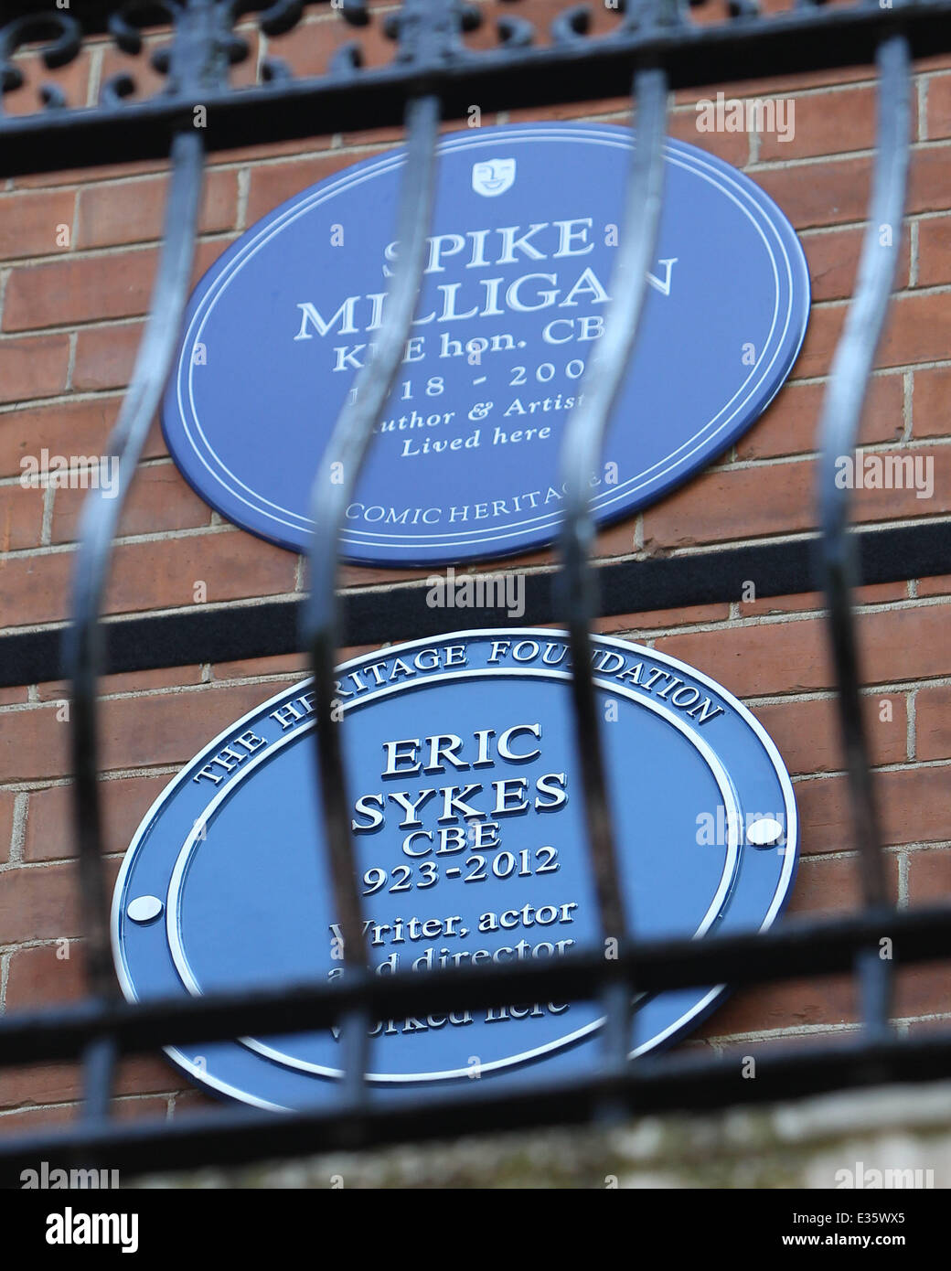 The unveiling ceremony of a Blue Plaque dedicated to Eric Sykes at the ...
